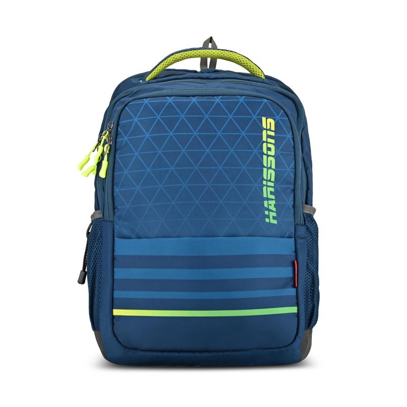 Buy Harissons Simplify Geometric Blue Medium Backpack Online