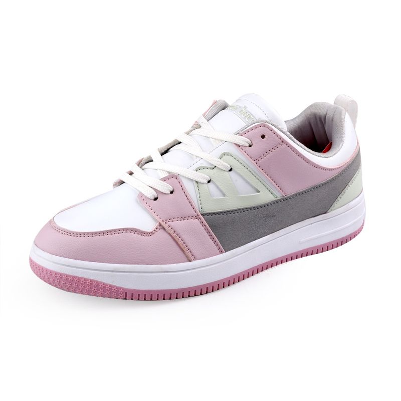 Buy Bacca Bucci Serenity Low Top Flat Sole Fashion Womens Sneakers Pink ...