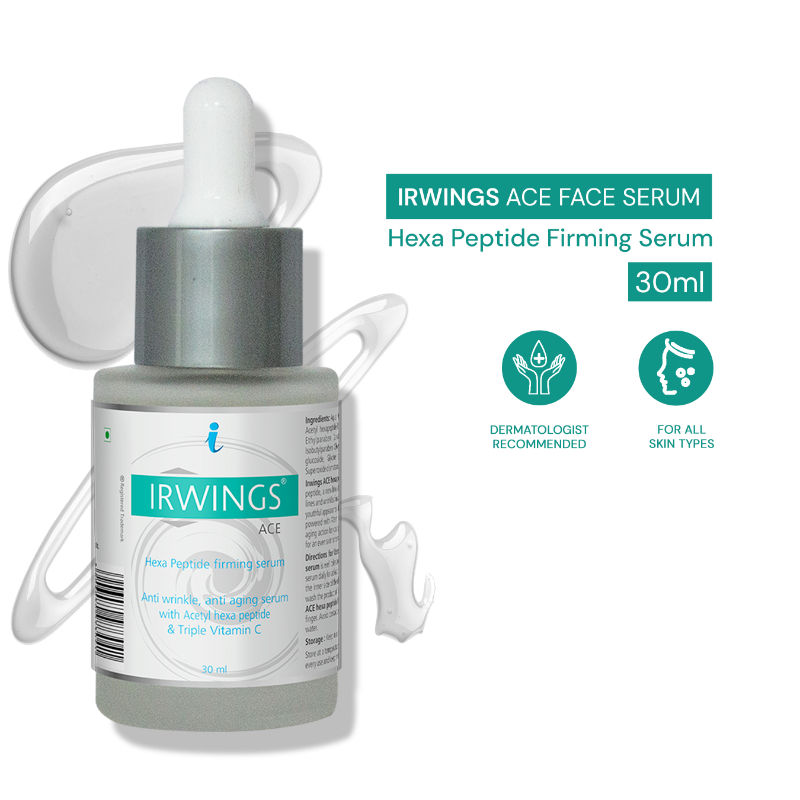 Buy IRWINGS Ace Face Serum Anti Wrinkle, Anti Aging Serm with Peptides ...