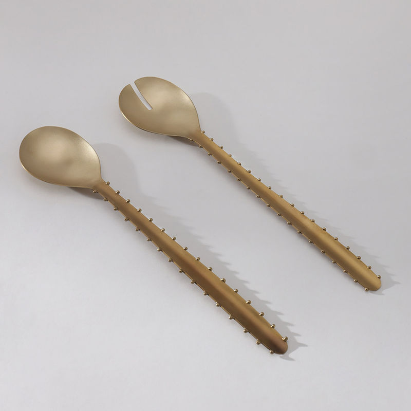 Buy Table Manners Barrel Cactus Serving Spoons (Set of 2) Online
