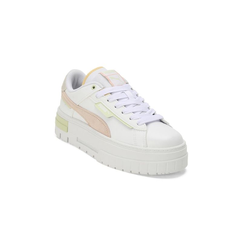 Buy Puma Mayze Crashed Women White Sneakers Online