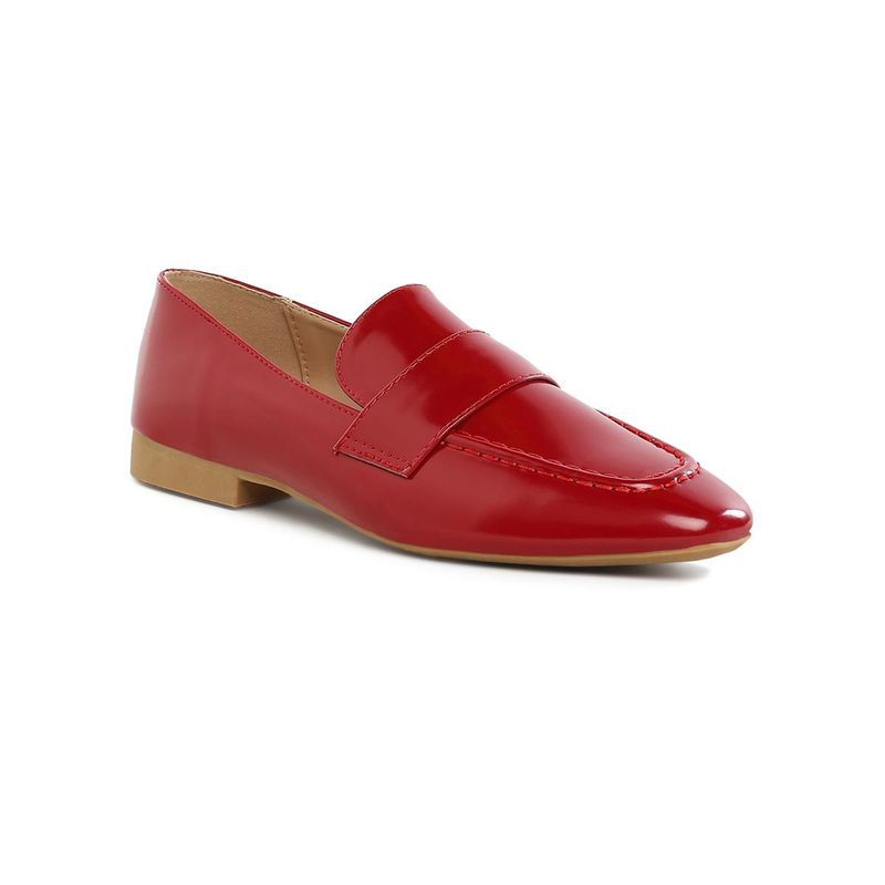 Buy London Rag Flat Heel Loafers Red Online