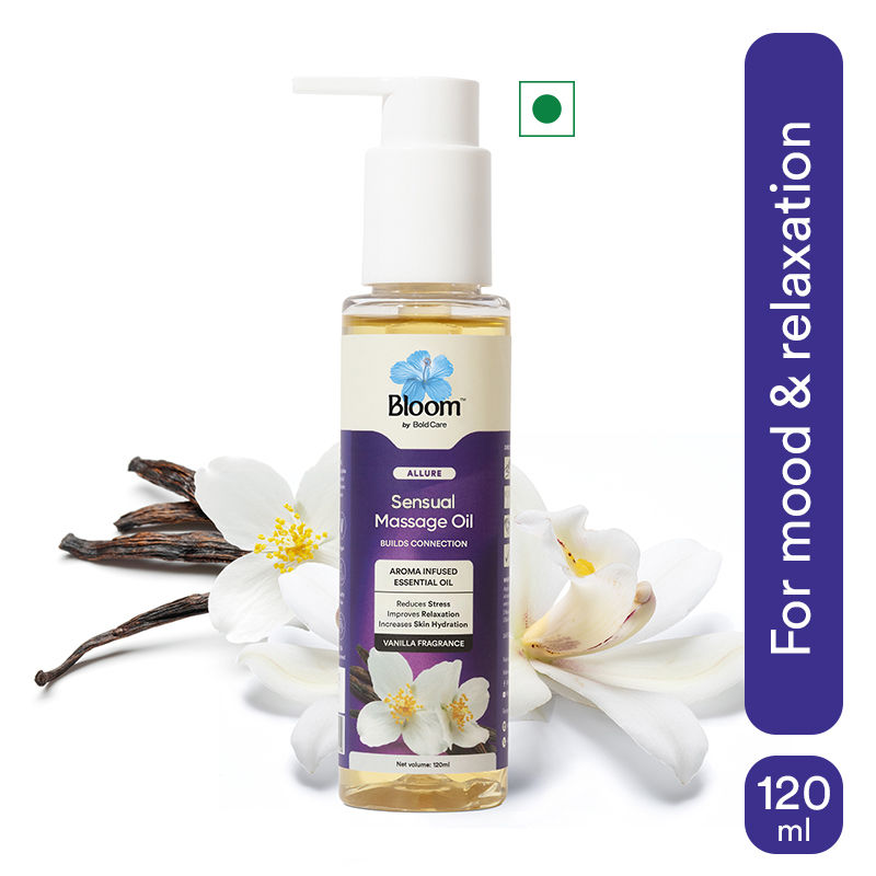 Buy Bloom by Boldcare Sensual Massage Oil - Vanilla Online