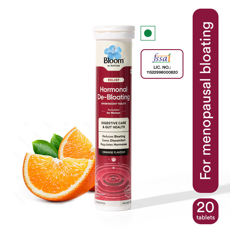 Buy Bloom by Boldcare Menopausal De-Bloating Effervescent Tablets For Gut Issues & Bloating Online