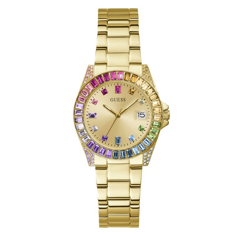 Buy Guess Women Opaline Gold Dial Analog Watch - GW0475L3 (M) Online