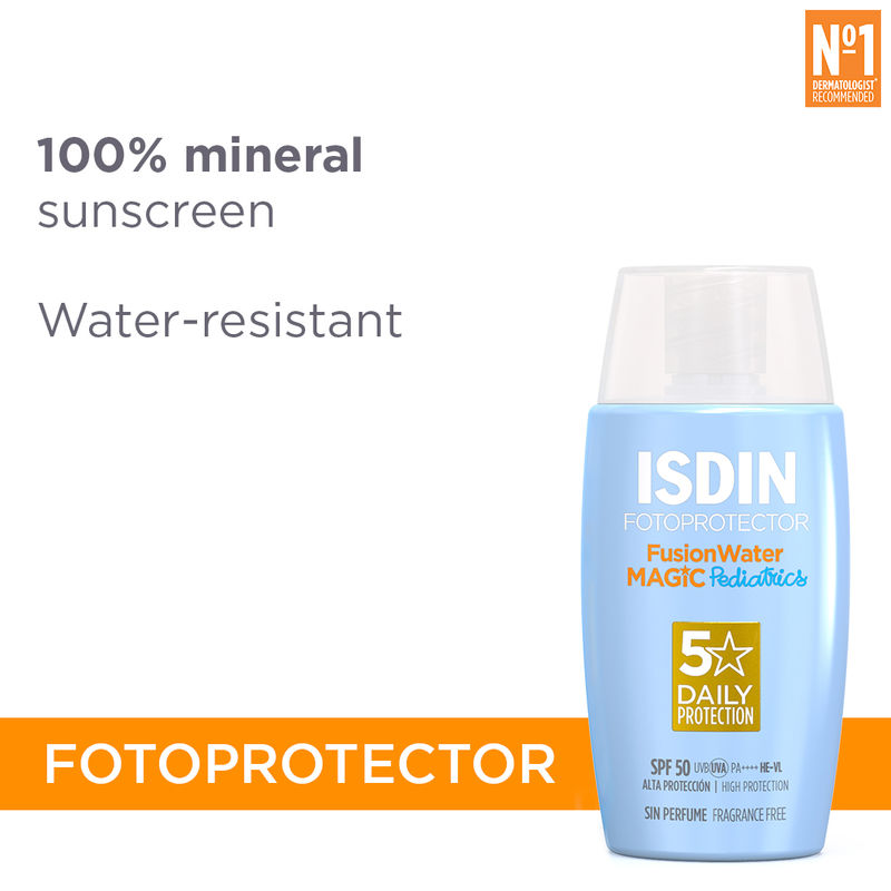 Buy ISDIN Fotoprotector Fusion Water Magic Pediatrics SPF 50 PA++++ Online