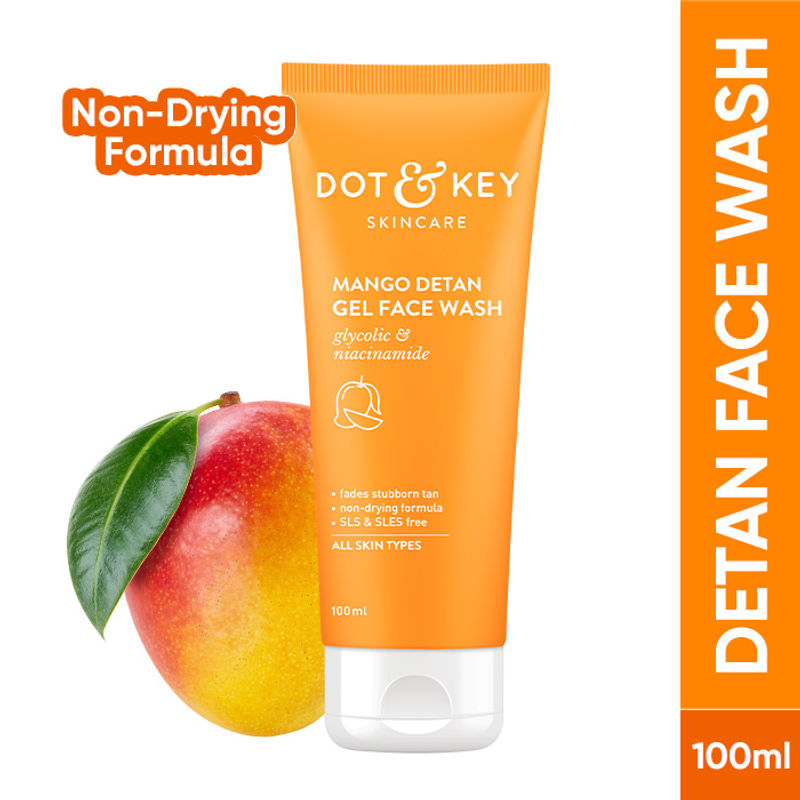 Buy Dot & Key Mango Detan Gel Face Wash Online