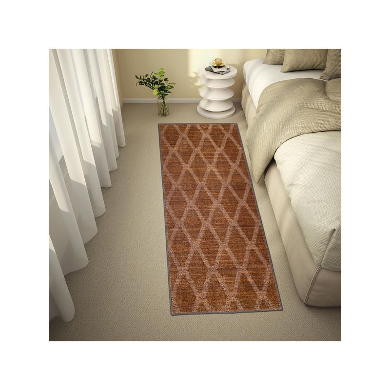 Buy Welspun Wonder Full Polyester Machine Tufted Geometric Runner ...