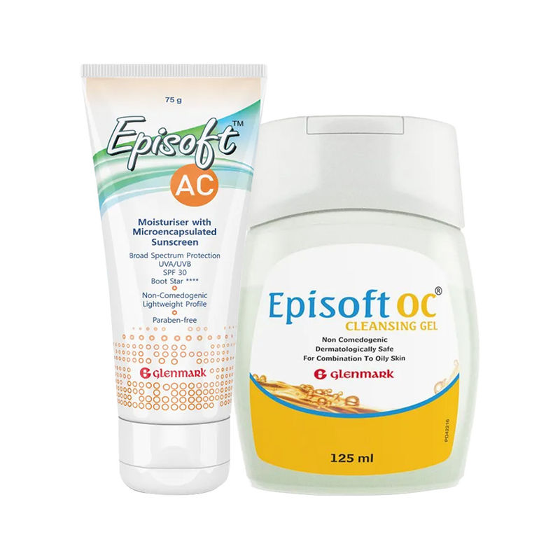 Buy Episoft AC Moisturiser SPF + OC Cleansing Gel Combo Online