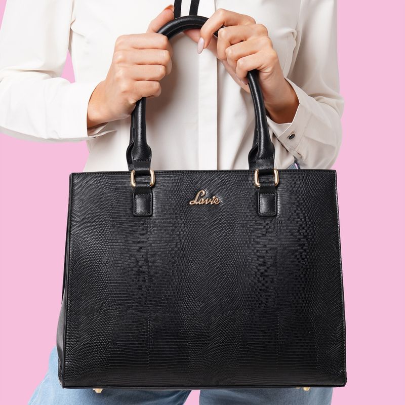 Buy Lavie Women's Liz Shelly Satchel (Black) (L) Online