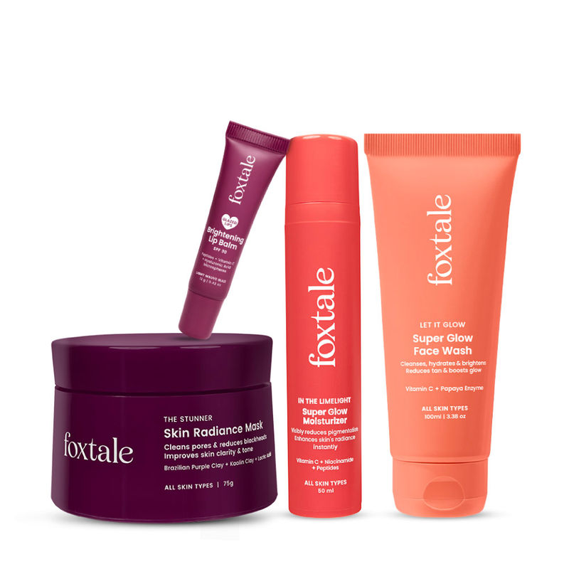Buy Foxtale Get Set Glow Kit – Bright, Even-Toned, Hydrated & Smooth ...