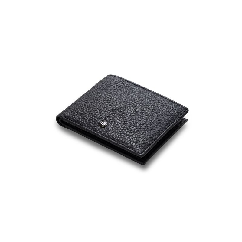 Buy HALDEN Men Black Leather Textured Wallet Online