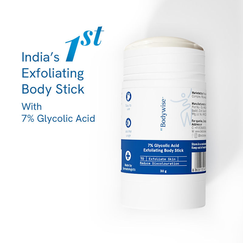 Buy Be Bodywise 7% Glycolic Acid Exfoliating Body Stick - For KP Bumps ...
