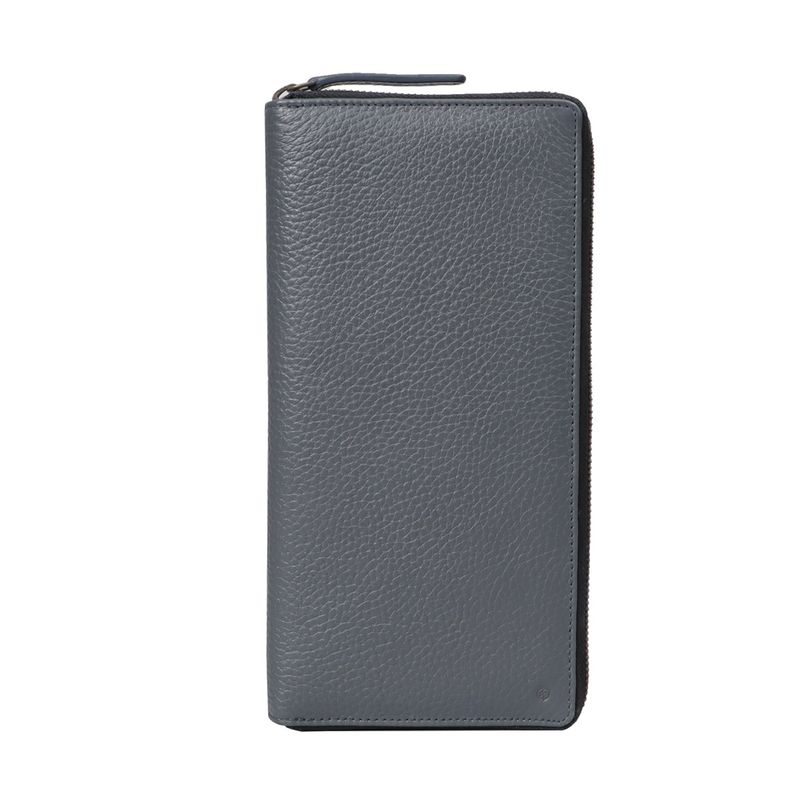 Buy OUTBACK Cheque Book Leather Wallet Charcoal Online