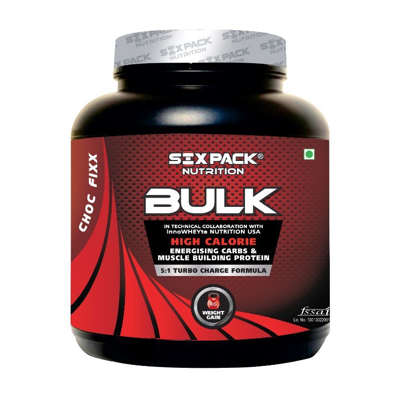 Six Pack Nutrition Bulk Weight Gainer Protein Powder - Choc Fixx: Buy ...