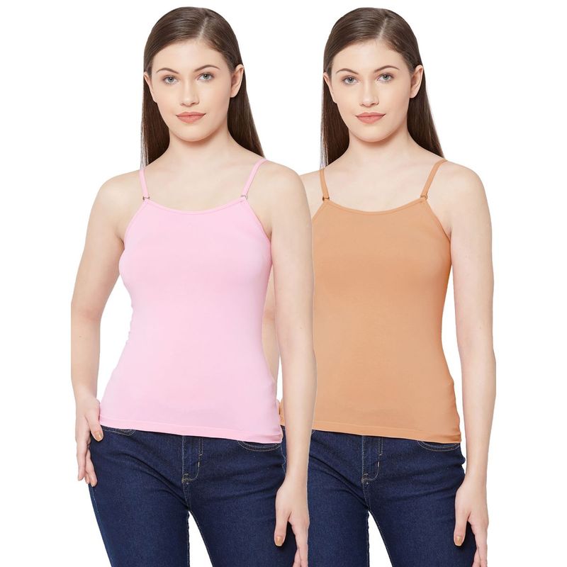 Buy Juliet Women's Camisole Pack Of 2 JSC-818 - Multi-Color Online