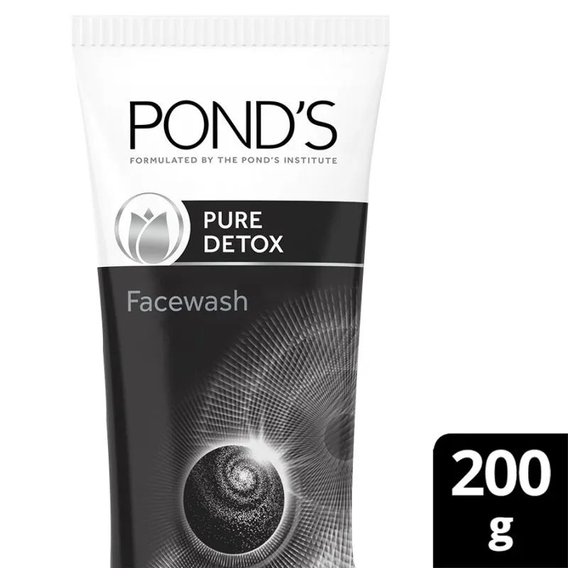 Buy Ponds Pure Detox Anti-Pollution Purity Face Wash With Activated ...