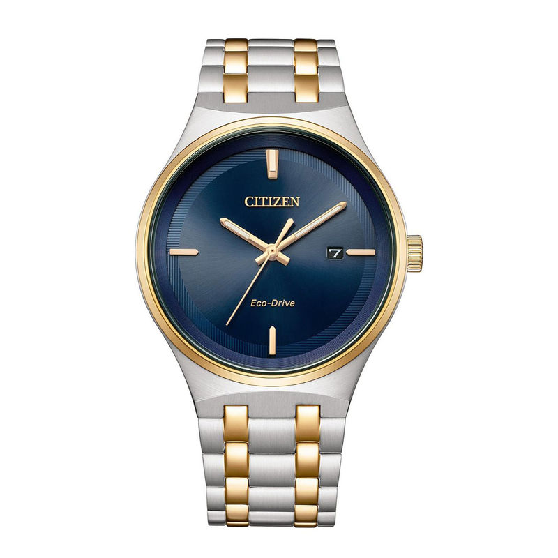 Buy Citizen Axiom Eco-Drive Blue Dial 4.1 cm Men Watch- BM7656-51L (M ...