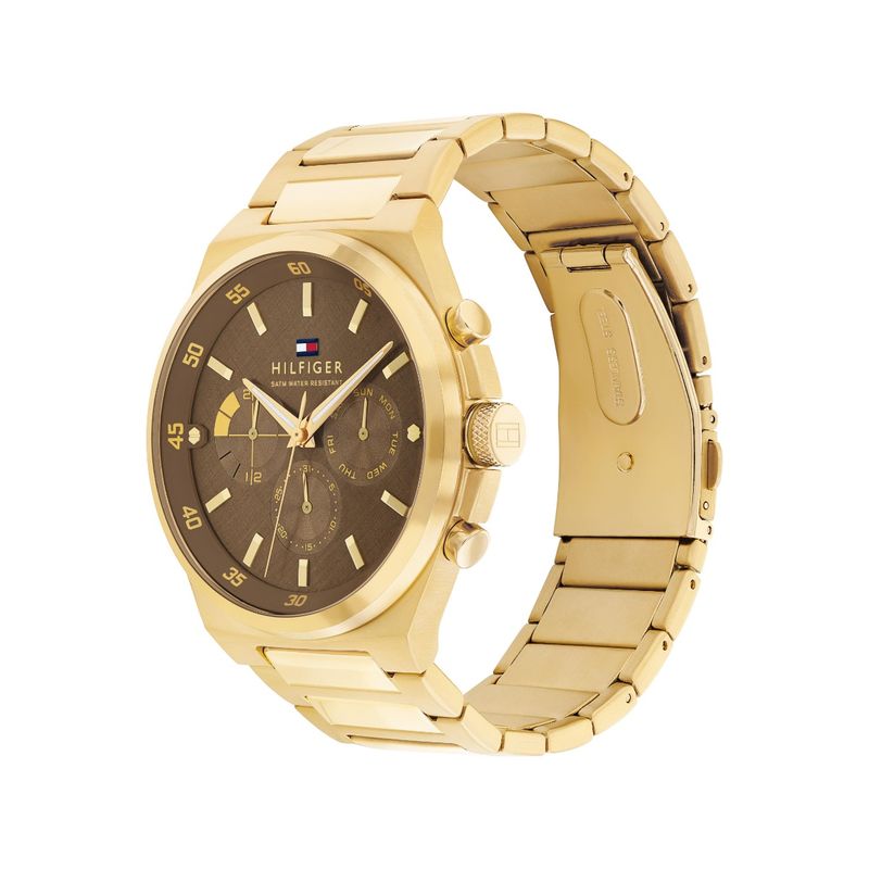 Buy Tommy Hilfiger Dexter Brown Dial Analog Watch for Men TH1792090 ...