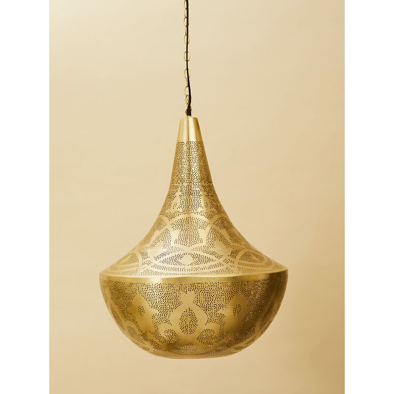 Buy Fabindia Swarnim Cutwork Pendant Lamp Online