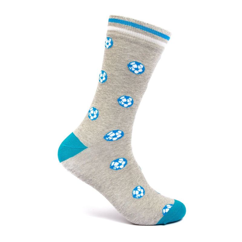 Buy Mint & Oak Goal! Crew Socks - Grey (Free Size) Online