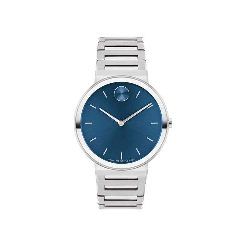 Buy Movado Bold Swiss Qtz Blue Round Dial Mens Watch (3601201) (M) Online