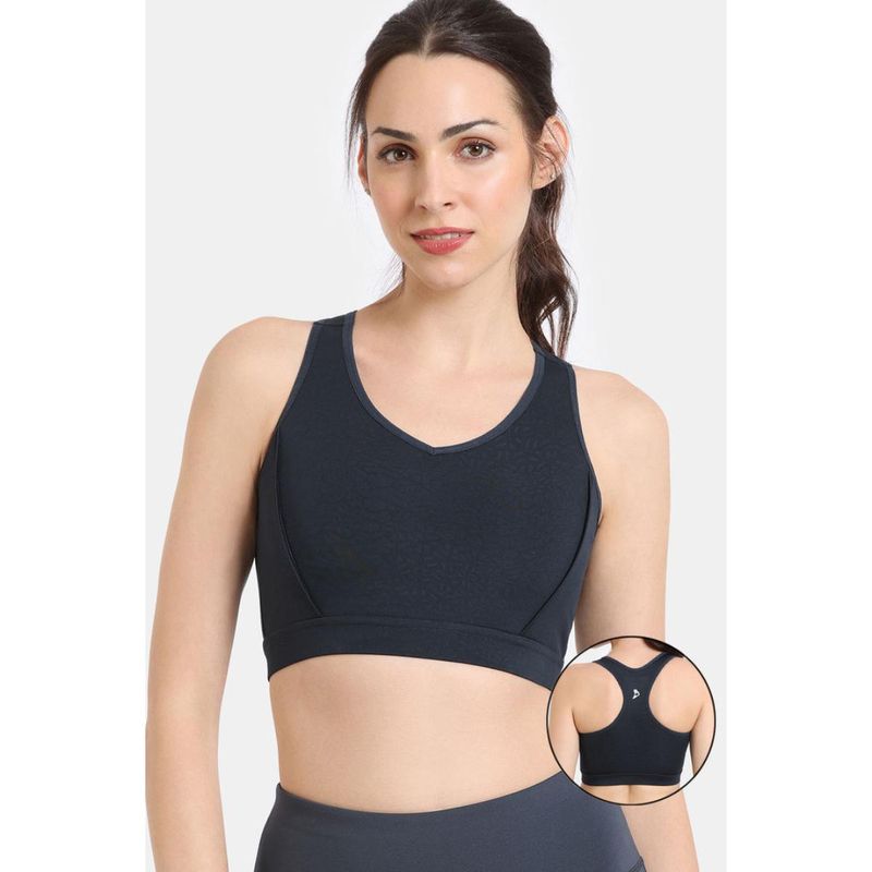 Buy Zivame Medium Impact Quick Dry Sports Bra with Removable Padding ...