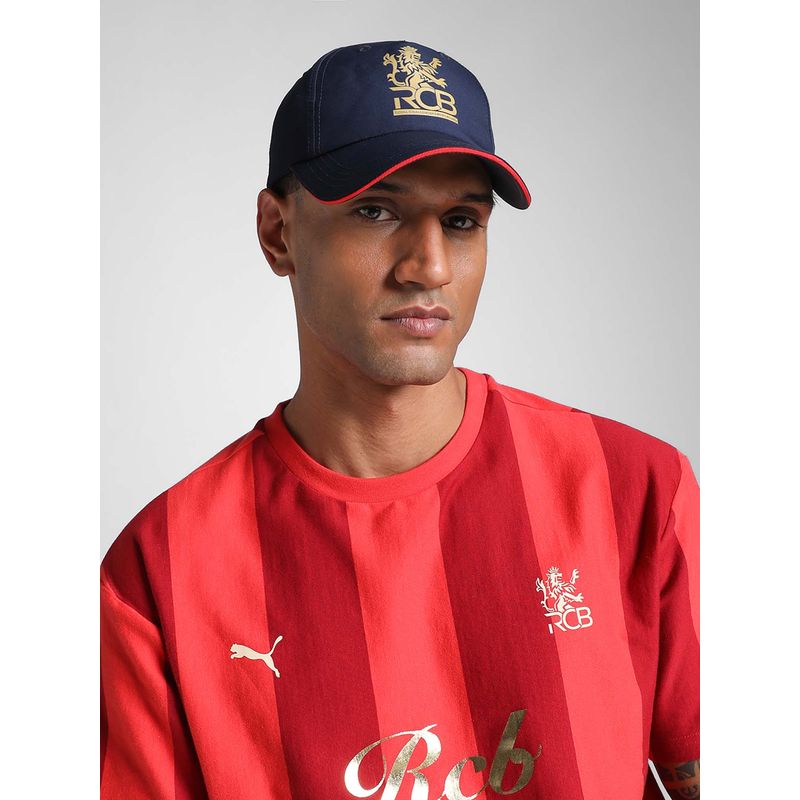 Buy Puma X Royal Challengers Bangalore Men Navy Blue Cap Online