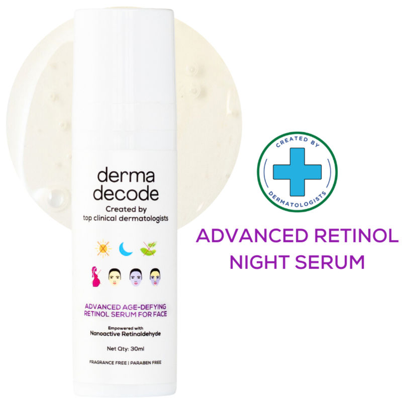 Buy Derma Decode Advanced Retinol Face Serum With 1% Retinol And 0.5 % ...