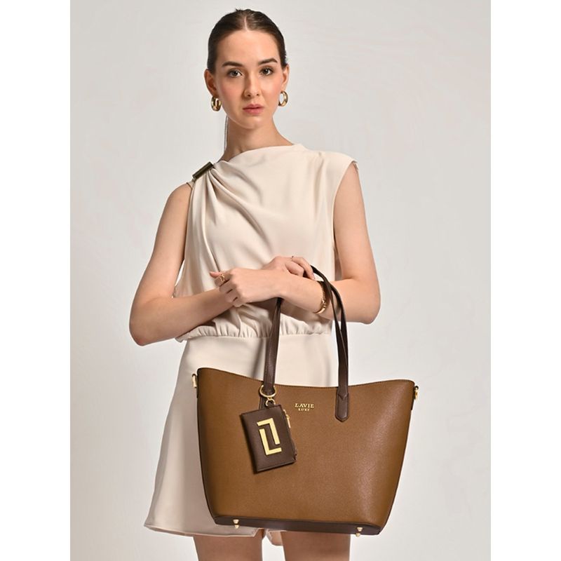 Buy Lavie Luxe Women's Duo Hailey Large Tote Handbag with Pouch (L) Online