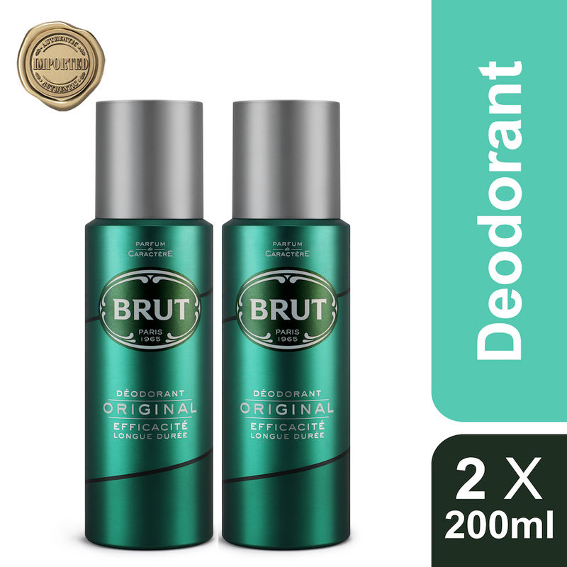 Buy Brut Original Deodorant Spray Pack of 2 Online