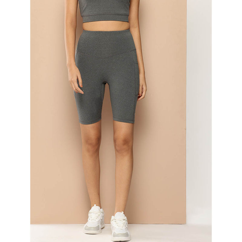 Buy Alcis Women Grey Slim Fit Cycling Shorts Online Buy Alcis Women Grey Slim Fit Cycling Shorts Online