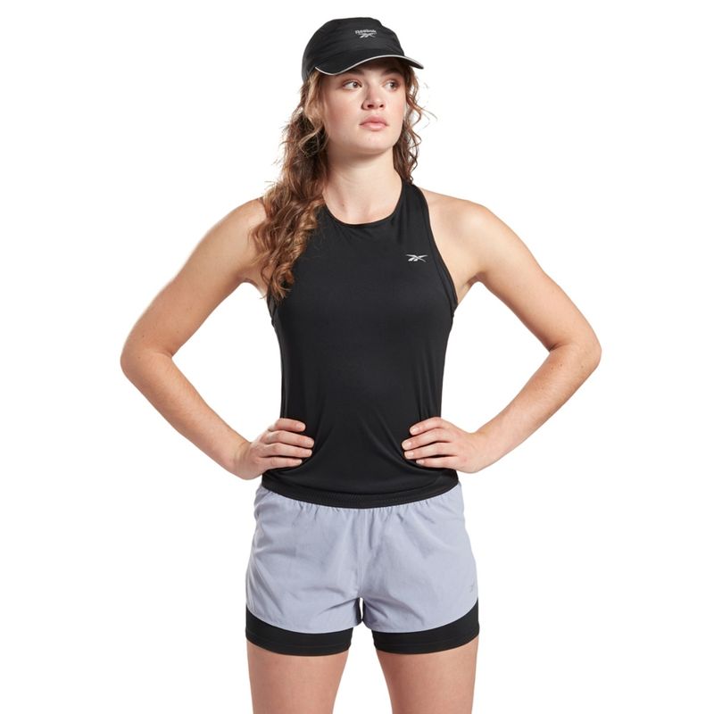 Buy Reebok Re Tank Black Running Top Online