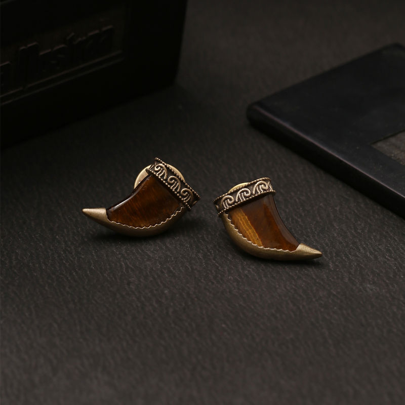 Cosa Nostraa Tiger Eye Collar Tips: Buy Cosa Nostraa Tiger Eye Collar ...
