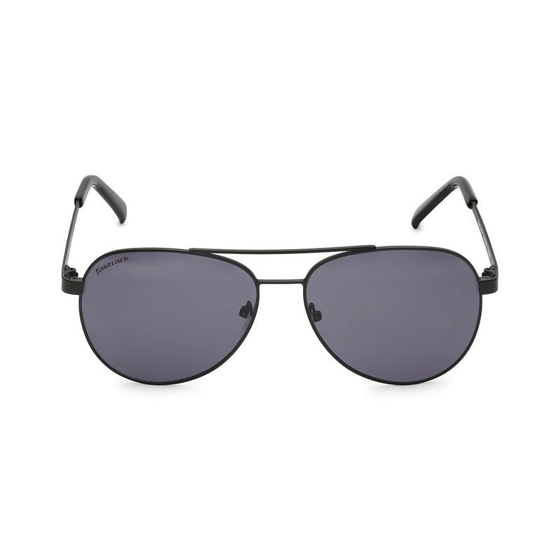 Buy Fastrack Black Aviator Sunglasses (M242BK2TV) Online