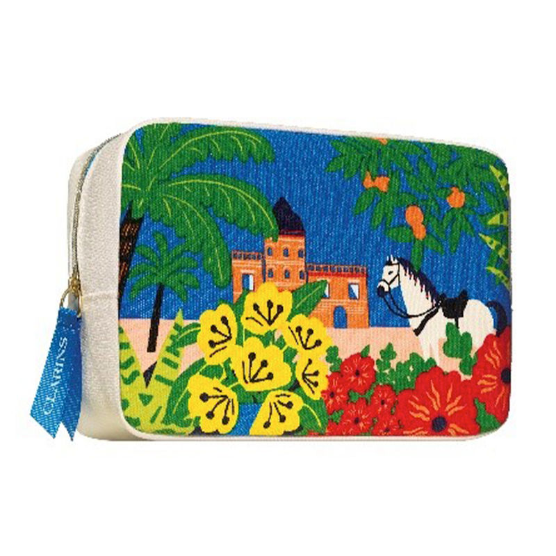 Buy Free Clarins Multicolour Spanish Pouch Online
