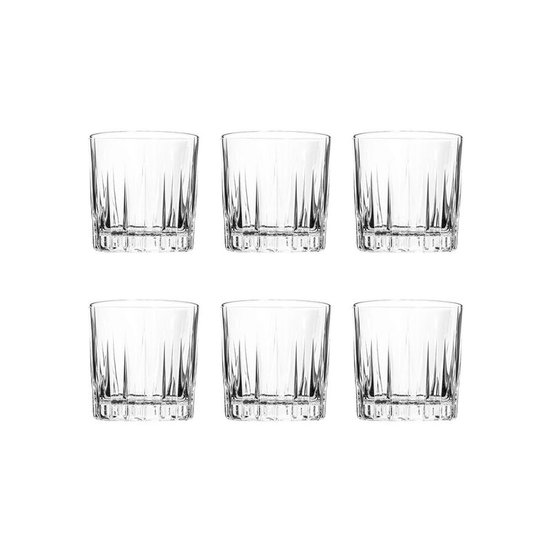 Buy Ocean Traze Double Rock Whiskey Glass, 350 ml Capacity, Transparent, Gifting Purpose, Set of ...