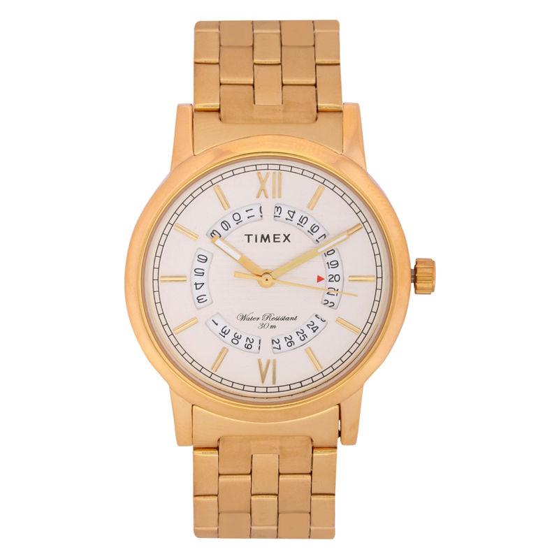 Buy Timex Round 21mm Silver Dial Analog Men Watch - TW000T125 Online