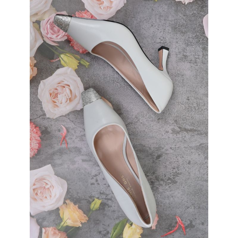 Buy Ronnie Grey Women Grey Solid Pumps Online