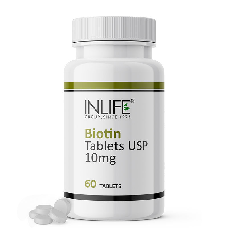 Buy Inlife Biotin 10000mcg Hair Supplement With Vitamin B7 for Men ...
