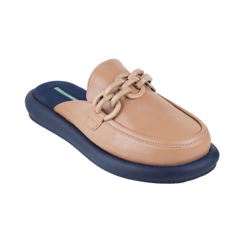 Buy Catwalk Casual Women Beige Boho Chic Mules Online