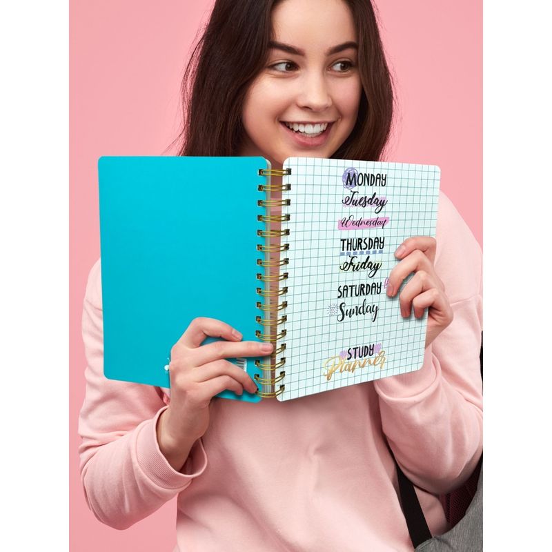 Buy Doodle Collection Doodle B5 Premium Undated Spiral Study Planner ...