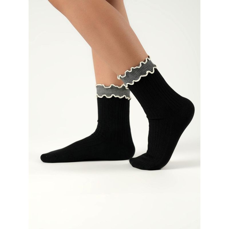 Buy Theater Women Black Lisa Socks Online