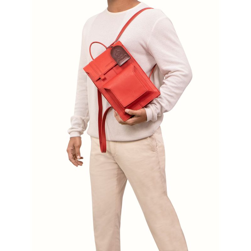 Buy Hidesign Creation 02 Casual Travel Tan Backpack for Men Stylish ...