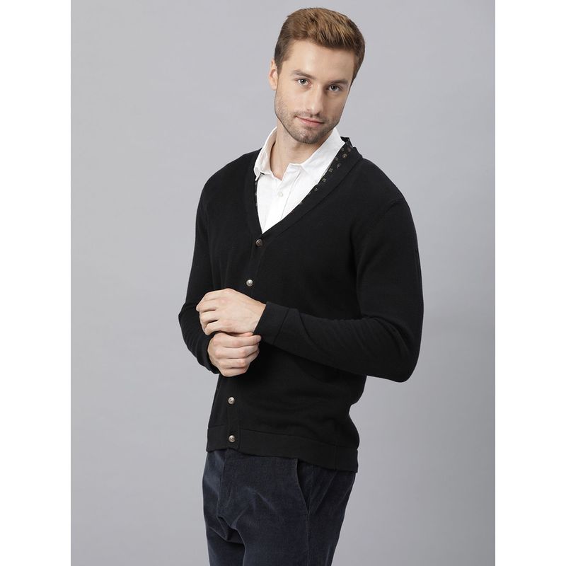 Buy Rare Rabbit Black Solid Sweaters Online