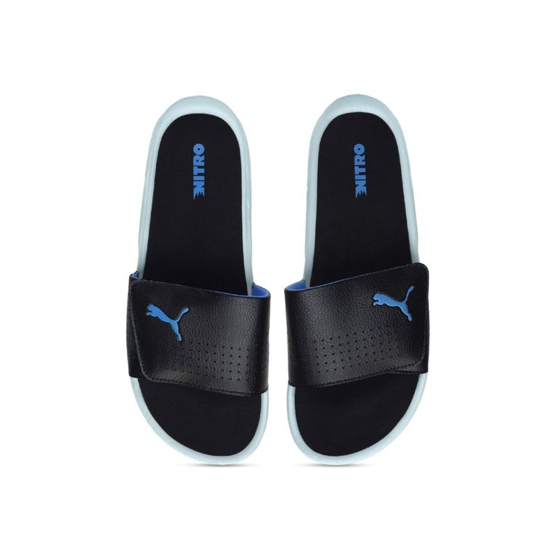 Buy Puma Nitrocat V Unisex Black Sliders Online
