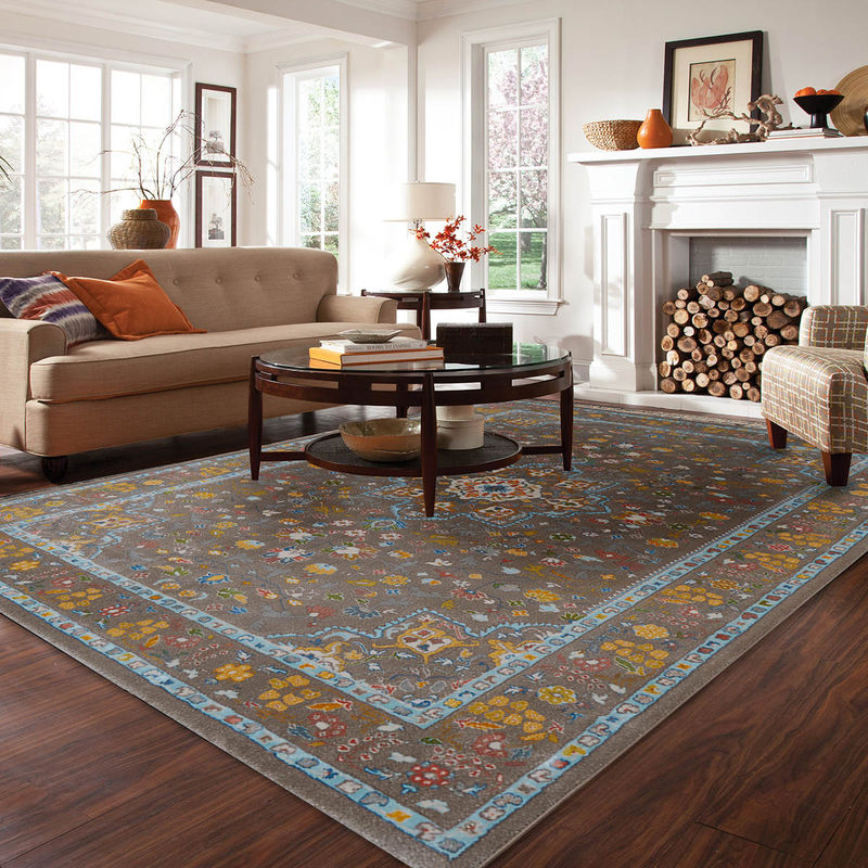 Buy Ddecor Live Beautiful Multi -Polypropylene-Small-Rug-Bloom Online