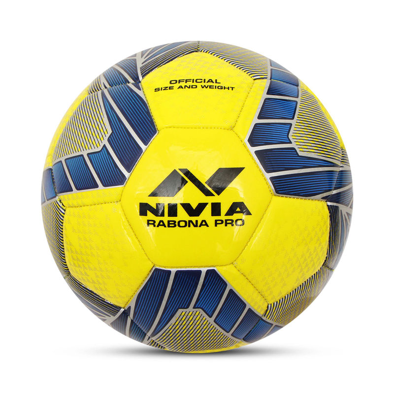 Buy Nivia Rabona Pro Yellow Soccer Ball (Size 5) Online