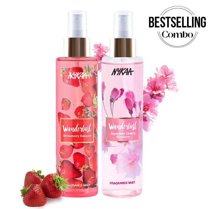 Buy Wanderlust Floral & Fruity Body Mist Combo - Japanese Cherry ...