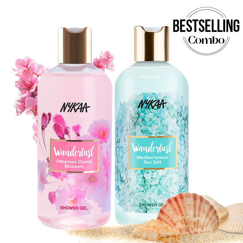 Buy Wanderlust Fresh & Floral Body Wash Combo - Mediterranean Sea Salt ...